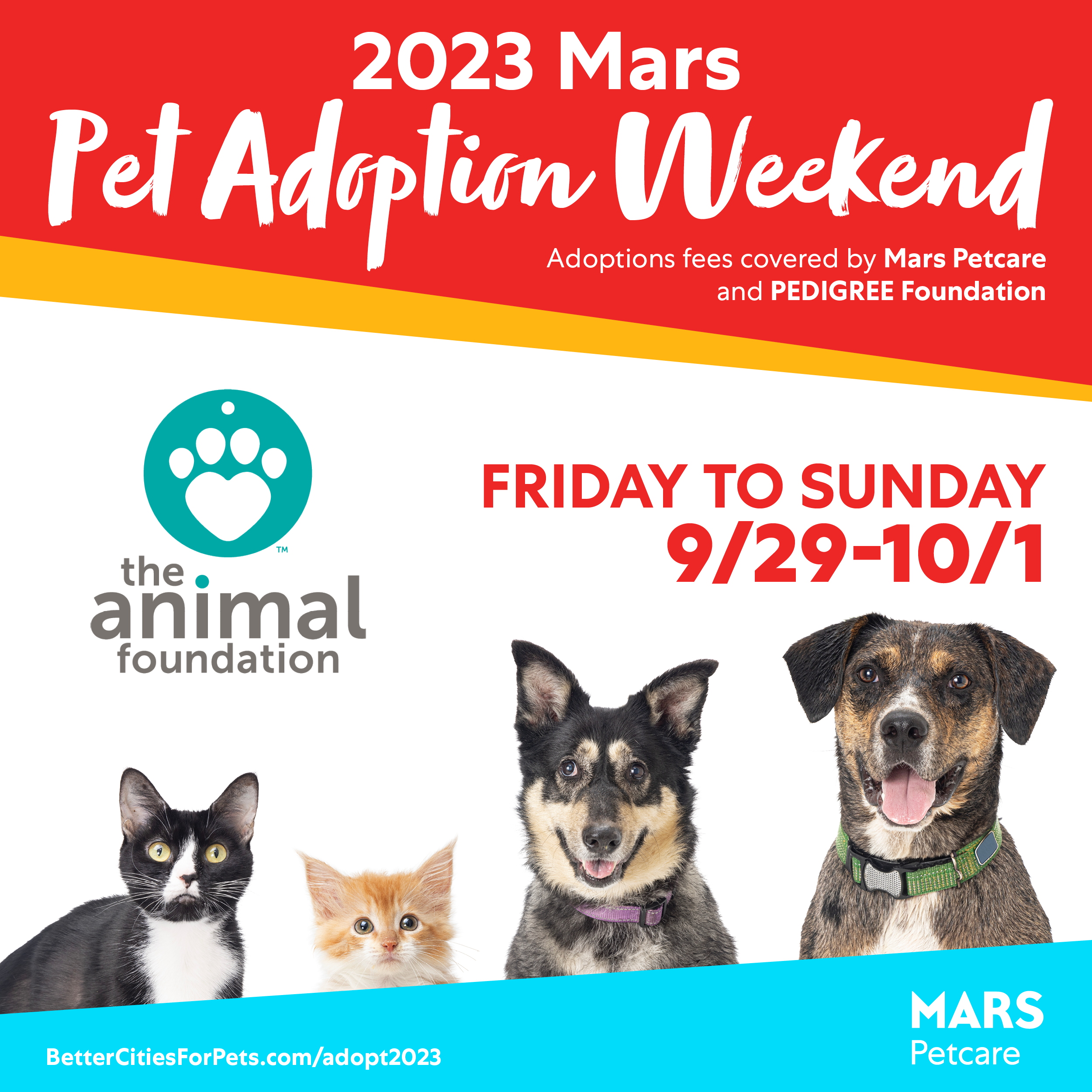 Mars Pet Adoption Weekend - The Animal Foundation